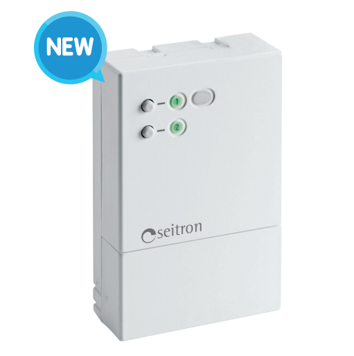 Seitron ricevitore a 2 canali per sistemi domotica DRR42M